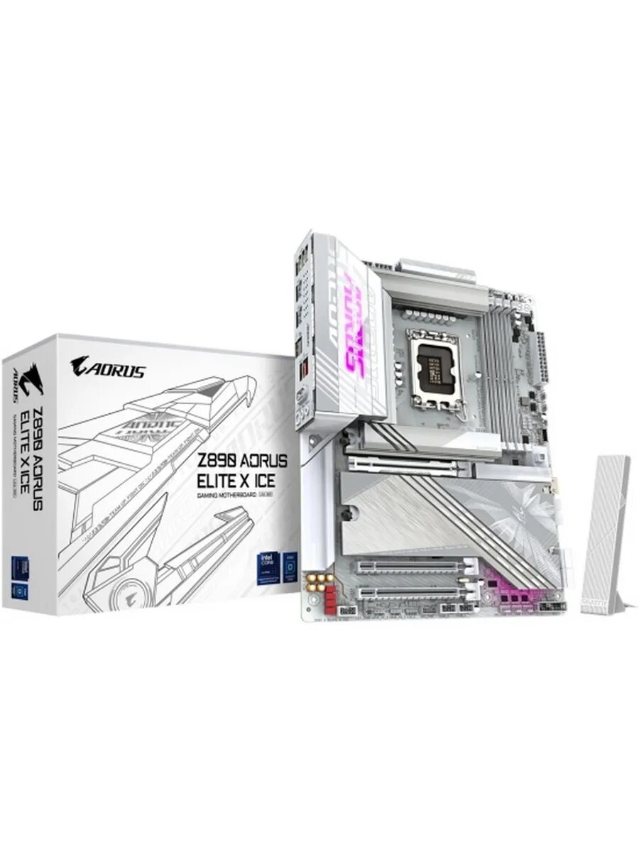 Материнская плата Z890 AORUS ELITE X ICE (LGA1851, ATX)