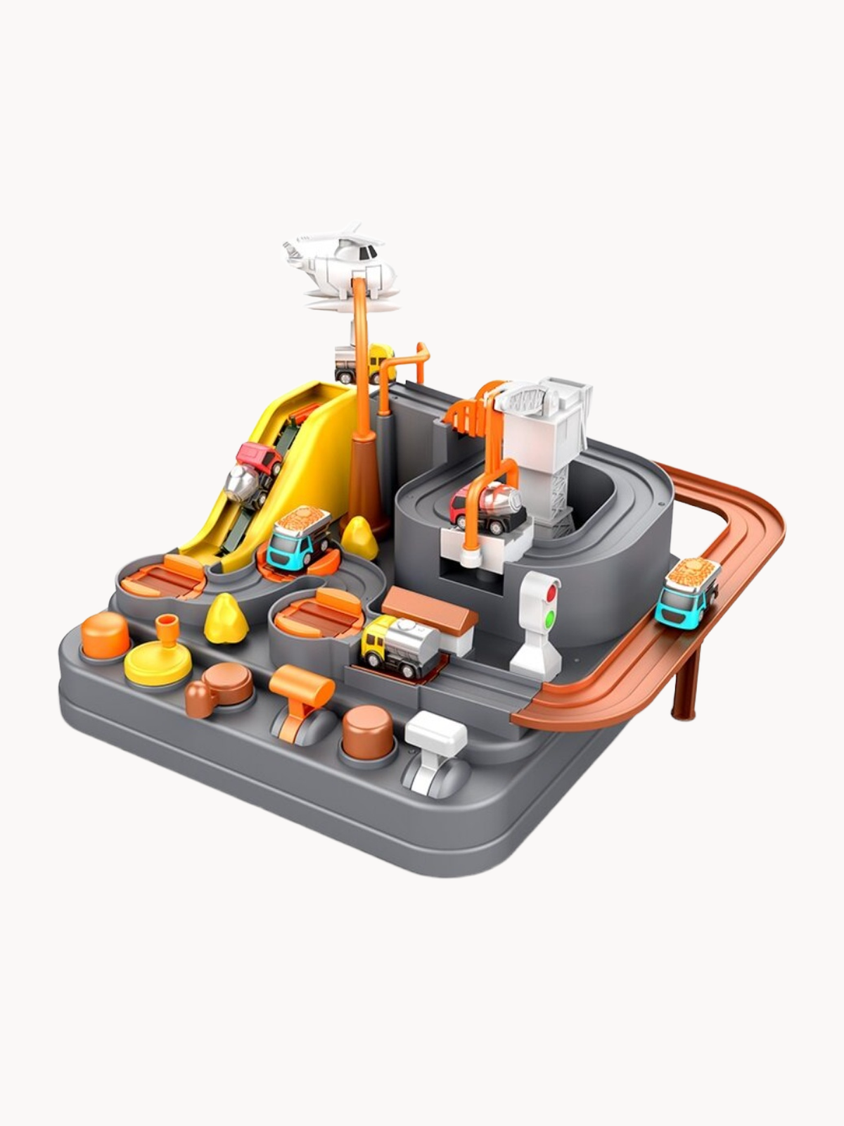 Автотрек интерактивный FIRST STEP Engineering Adventure "Строители" YS0489816 (машинки в комплекте)