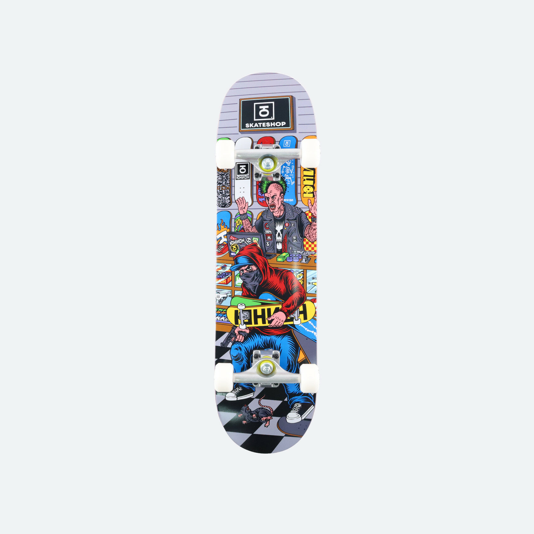 Скейт ROB THE SHOP, Medium, 54mm/85BH Подвески 139, ABEC 7