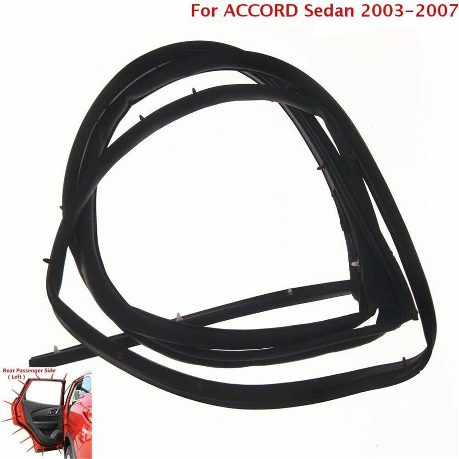 Уплотнитель задней левой двери Резиновый Уплотнитель 72865-SDA-A02 Для Honda Accord 2003-07
