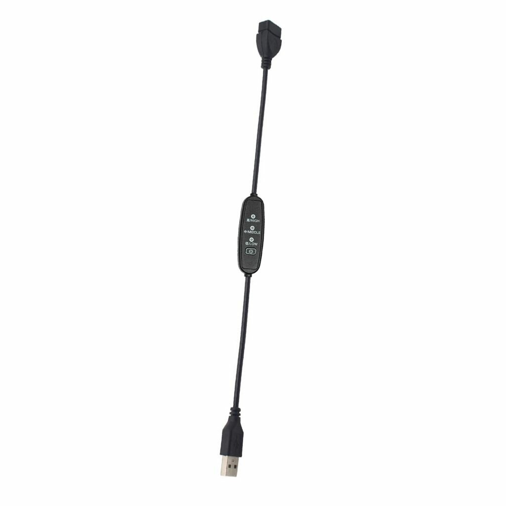 USB-кабель длиной 35 см с регуляторами яркости и удлинительной линией электропитания