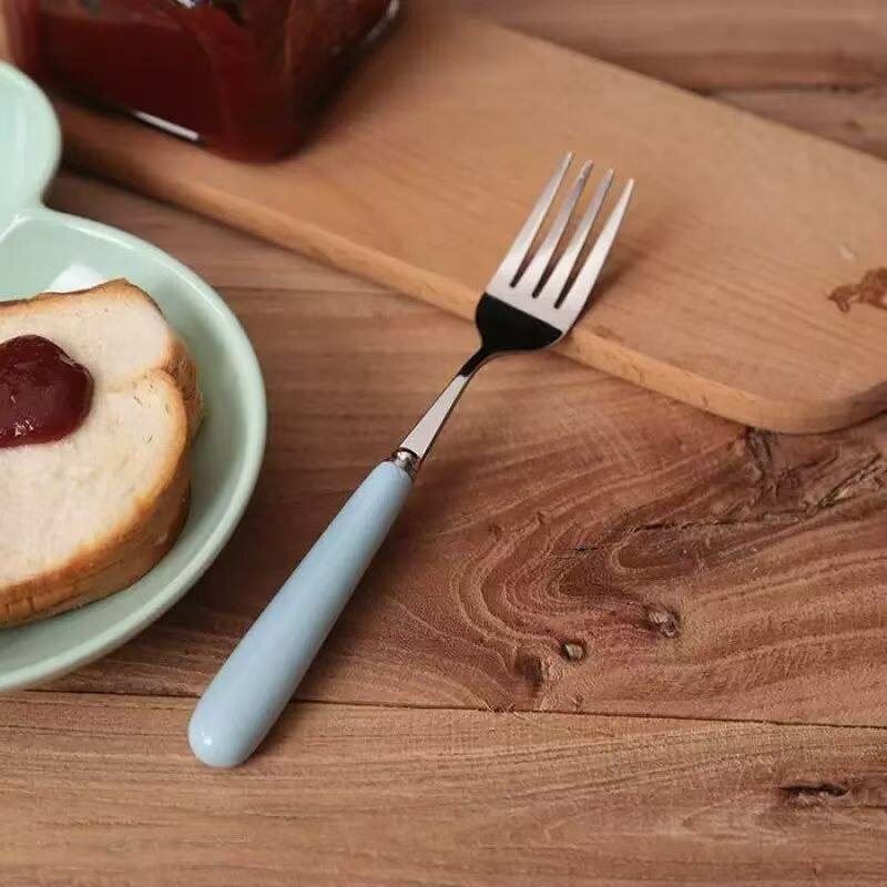 Sipairui Вилка столовая Макарон 4 предм. светло-желтый, розовый