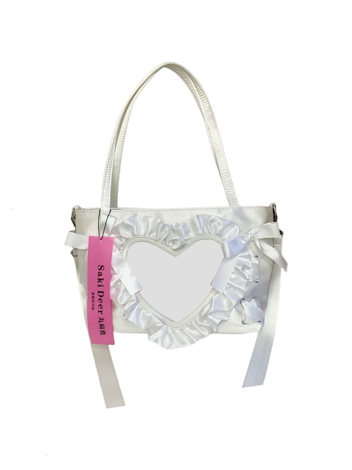 Sweet Bows Itabag Lovely сумка через плечо в форме сердца Сумка через плечо в японском стиле Сумка-мессенджер школьная сумка для студентов