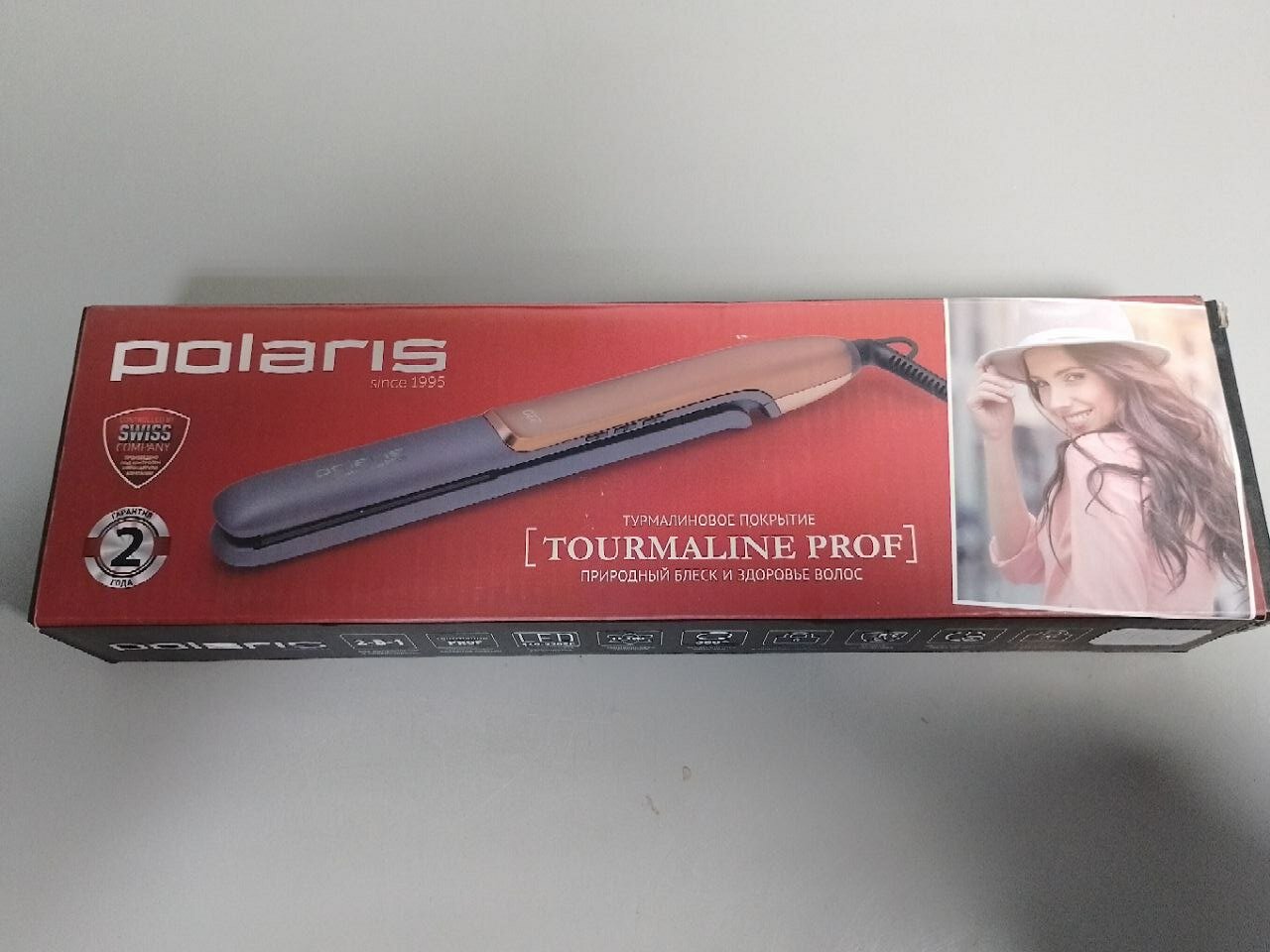 Выпрямитель Polaris PHSS 2098TTi Tourmaline PROF, розовое золото