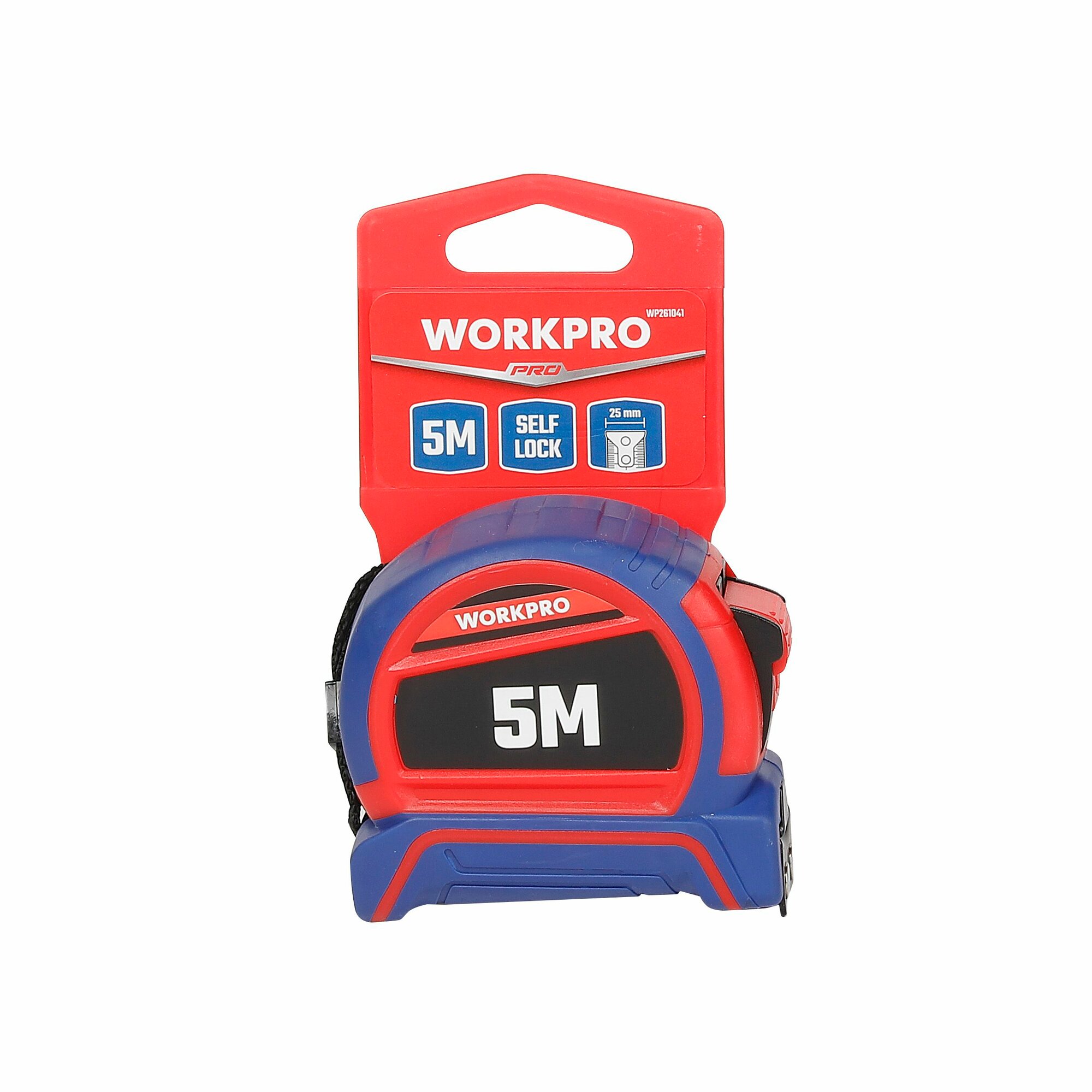 Рулетка 5 м х 25мм двухстронняя метр. шкала WORKPRO