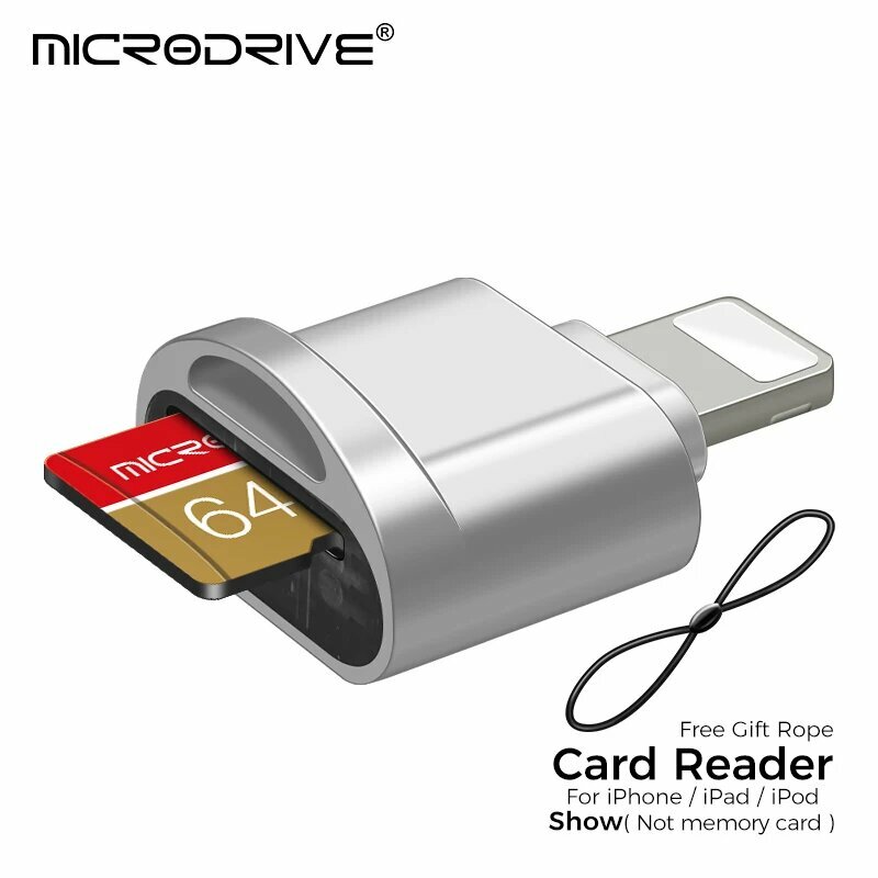 Apple Кардридер для microSD Silver Card Reader
