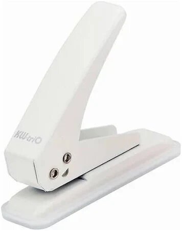 Дырокол Kw-Trio 09190WHITE макс:20лист. металл белый отв:1