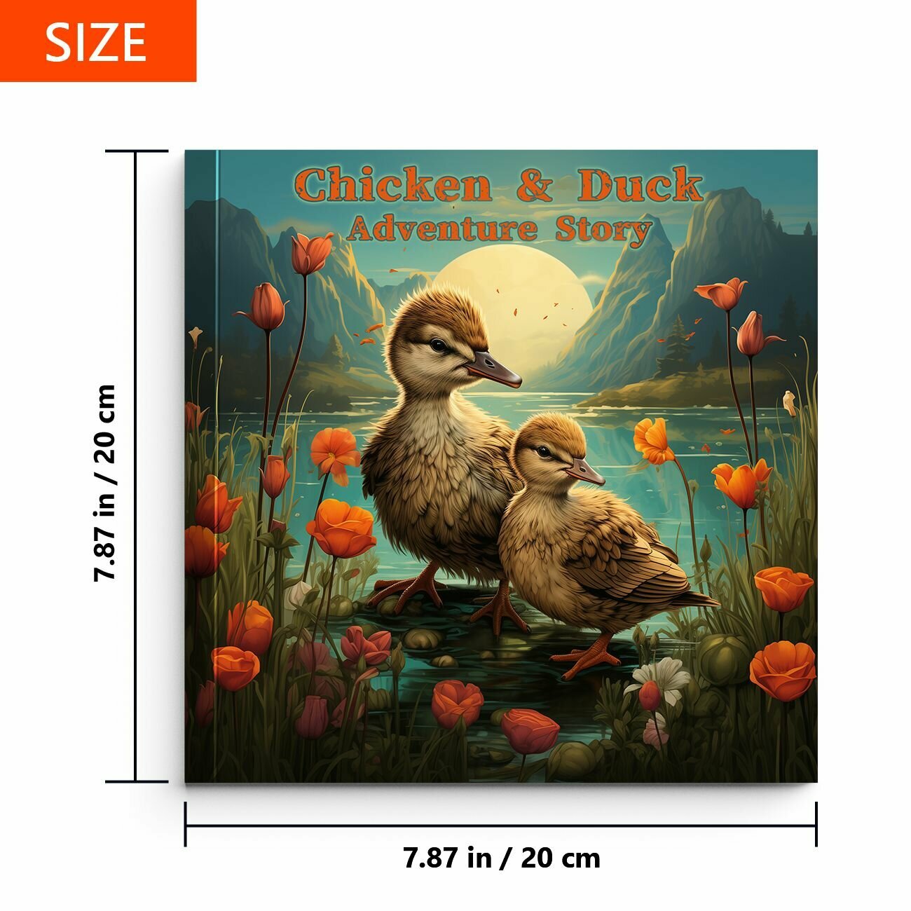 Книжка-раскраска Животное, Альбом для рисования Животное, высокое качество Книга каракулей20 см*20 см, подходит для раскрашивания как взрослыми, так и детьми