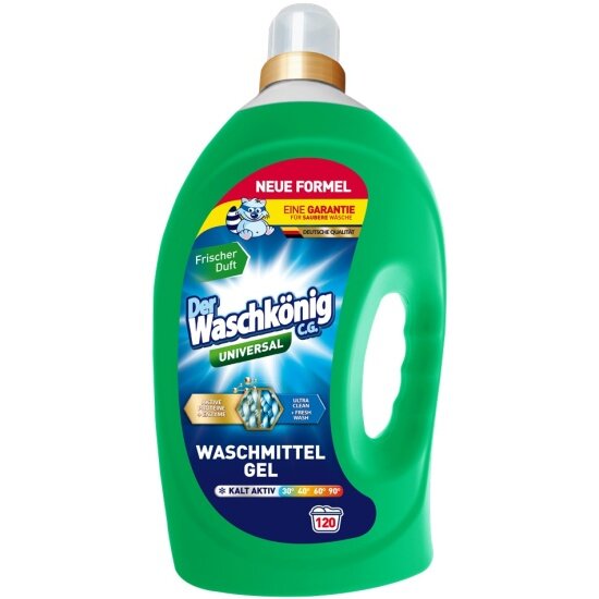 Гель для стирки Der Waschkonig C.g. Universal концентрированный универсальный, 3 л
