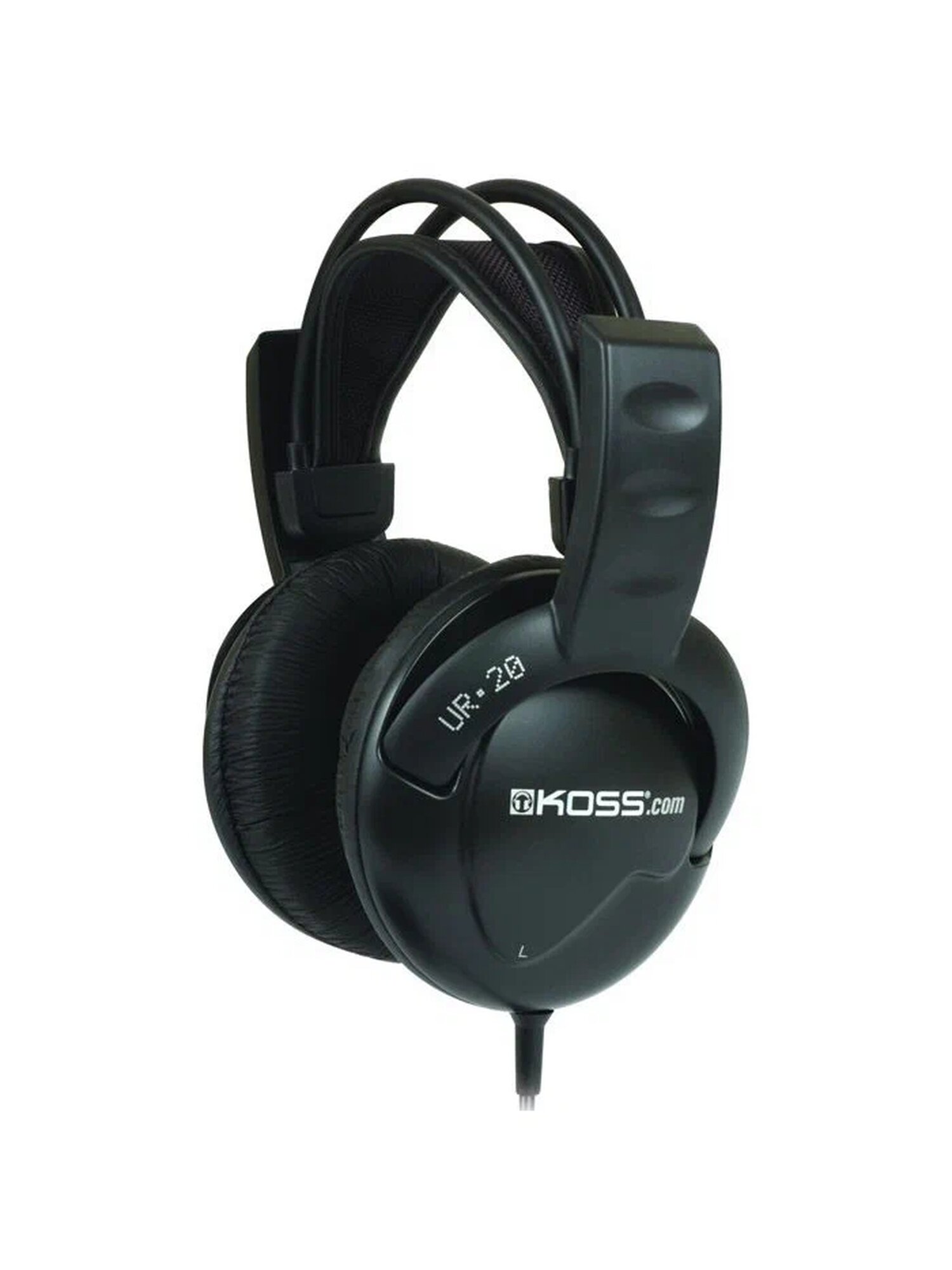 Наушники Koss UR20, накладные, закрытые, оголовье, проводные, черный