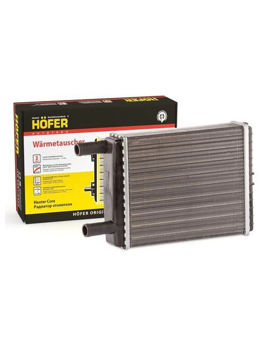 Радиатор отопителя ГАЗ 3302, 2217 D-18мм (2-х рядн. алюм.) после 2003 г. в. OEM 3302-8101060 HOFER