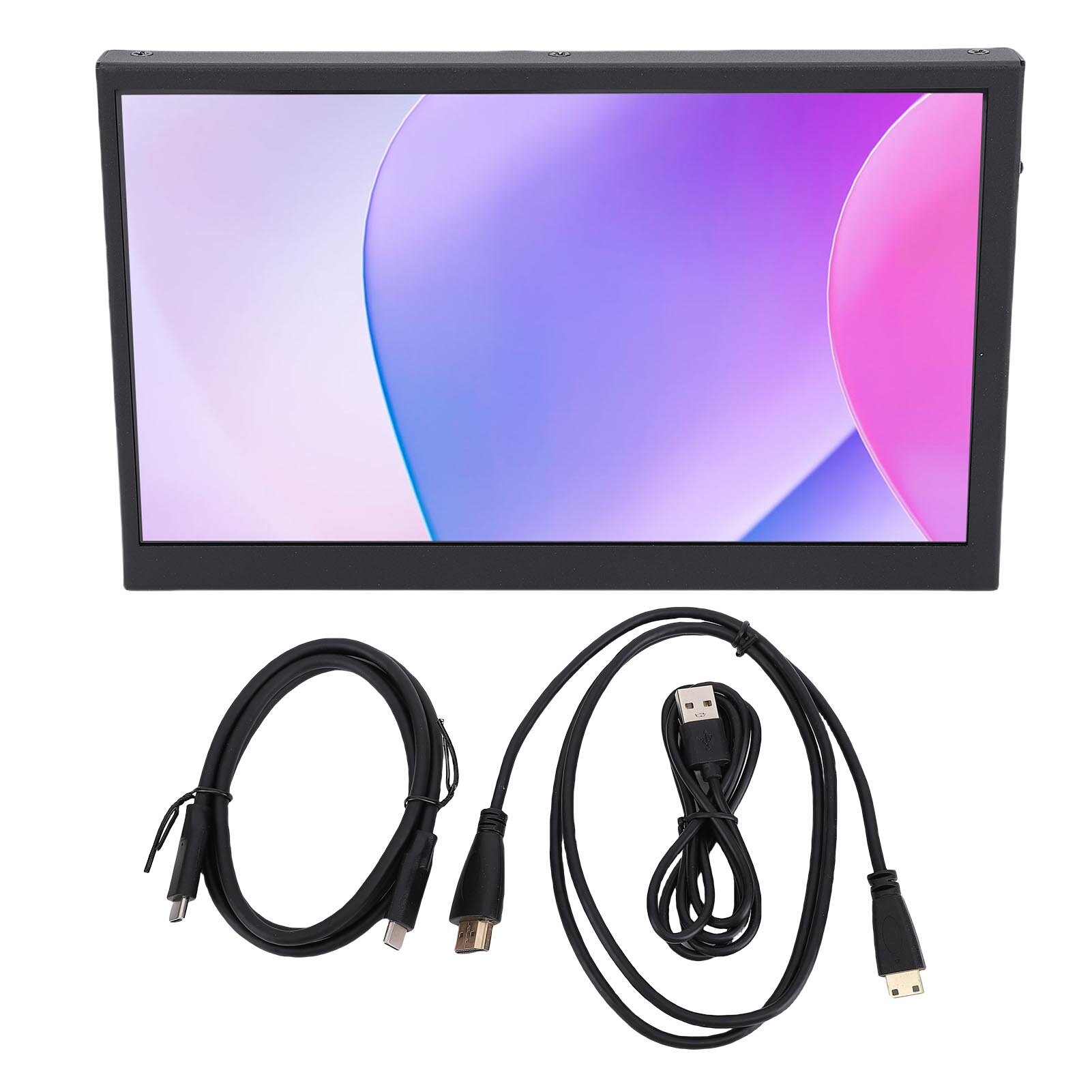 Портативный емкостный 5 -точечный сенсорный дисплей для Windows 7 дюйм 1024x600 Портативный компьютер вторичный экран