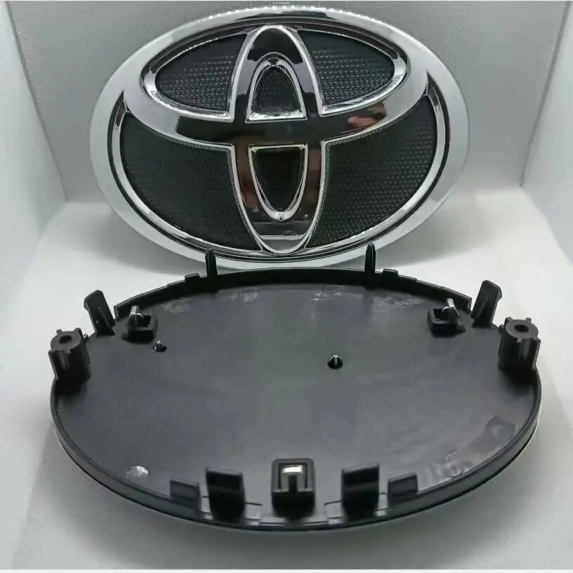Универсальная эмблема передней решетки Toyota с монтажным основанием для моделей Camry, Vios, RAV4, Yaris, Corolla 16cm, Camry