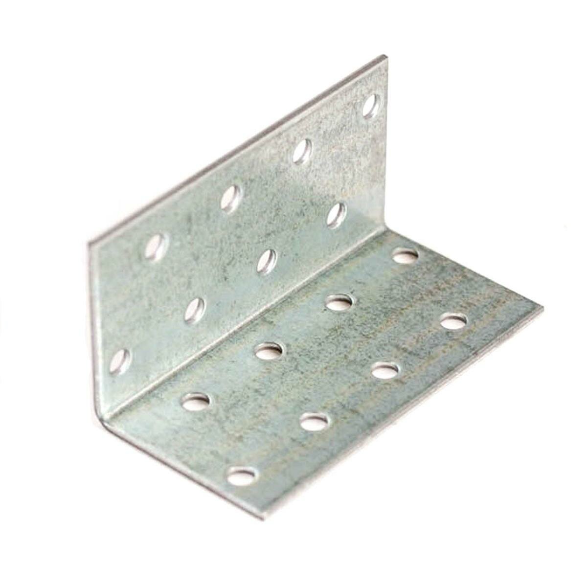 Уголок равносторонний КМ или KUR 40х40х60 , стальной, оцинкованный "МастерБолтиков" (10 шт)