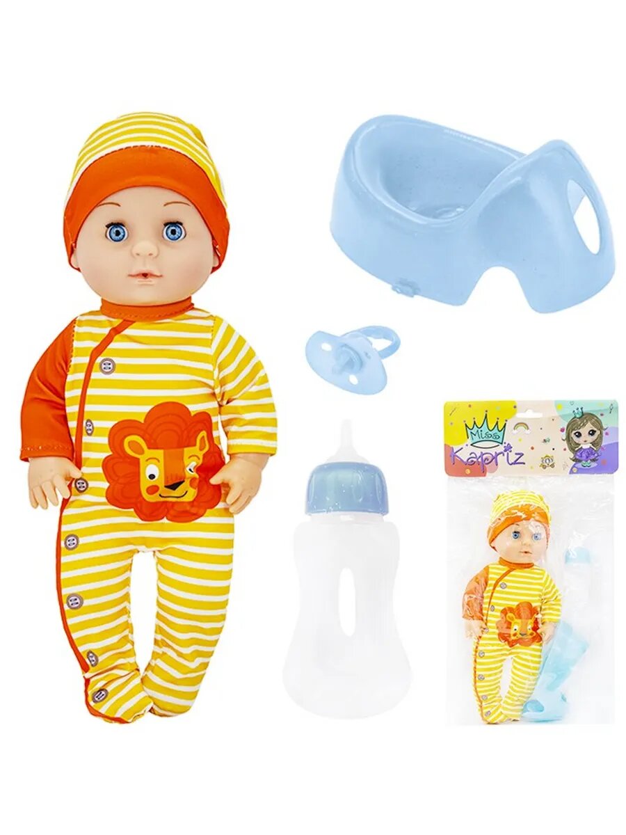 Пупс Miss Kapriz YSYL1929K-F 30 см. с аксесс, в пак.