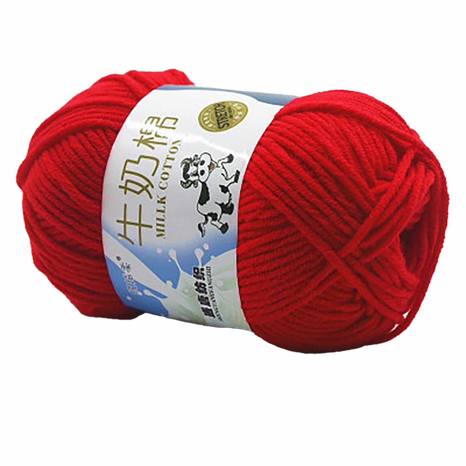 5 нитей молочного хлопка средней толщины из ниток diy material package шерстяная группа