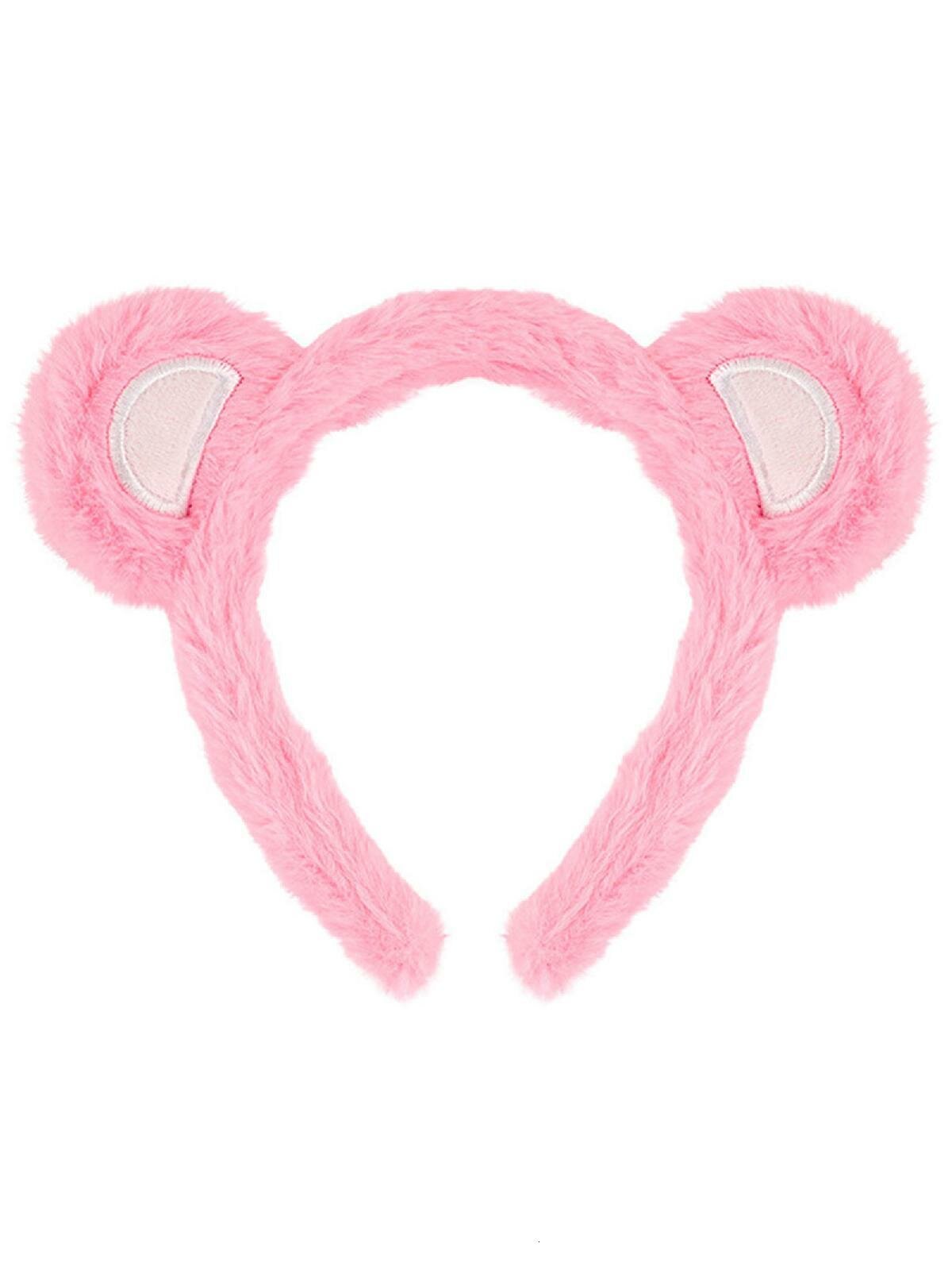 Повязки на голову с медвежьими ушками на основе смолы Удобный эластичный дизайн для украшения волос на костюмированных вечеринках для женщин и девочек