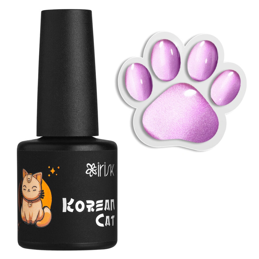 IRISK, Гель-лак кошачий глаз Korean Cat №20 Violet Neon, 10 мл