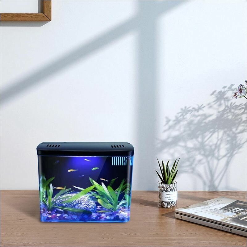 Аквариум Для Петушка С Фильтром И Подсветкой