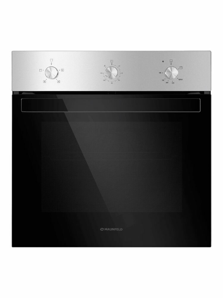 Духовой шкаф газовый Maunfeld EOGC604S Slim, нержавеющая сталь