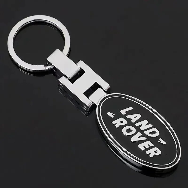1 шт, брелок с эмблемой автомобиля, металлический брелок для ключей, аксессуары для Land Rover Defender Discovery Range Rover Freelander