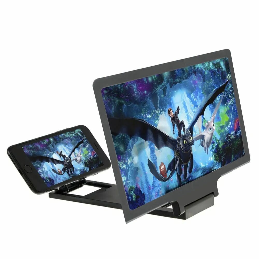 Стекло увеличительное для телефона складной экран портативный