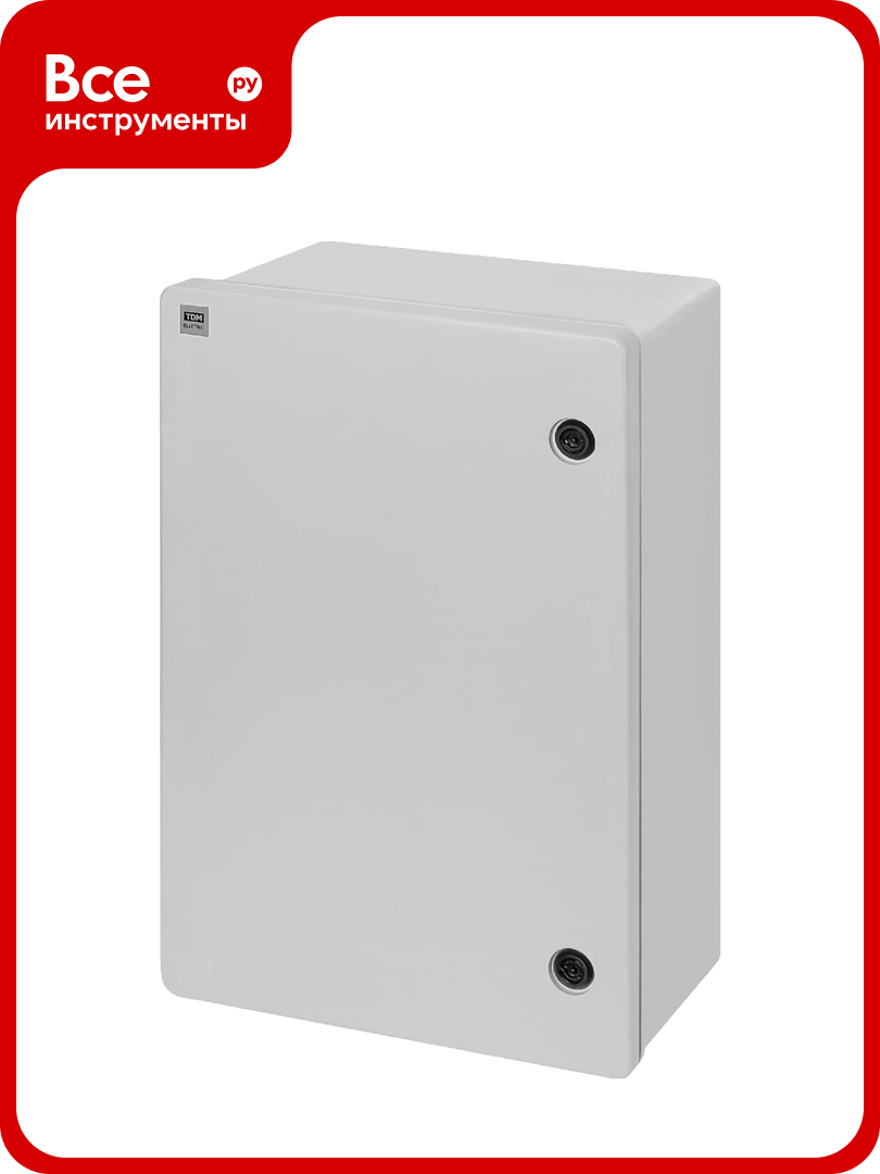 Антивандальный щит TDM ELECTRIC ЩПМП-2-0, GRP, IP66, IK10, -50 С до +70 С, навесной, 600x400x220 SQ0924-0206