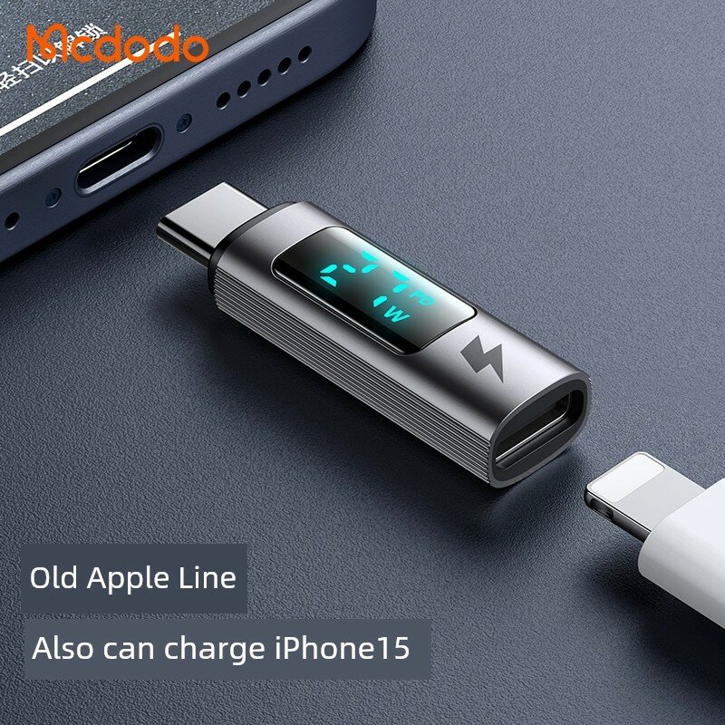 Улучшенный кабель Apple Lightning к USB-C с цифровым дисплеем для поддержки быстрой зарядки