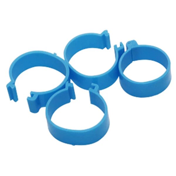 Кольца для ног Talk-Satisfied 30 шт, 25 мм, красный, желтый, синий, зеленый, фиолетовый, белый Синий, 30Pcs