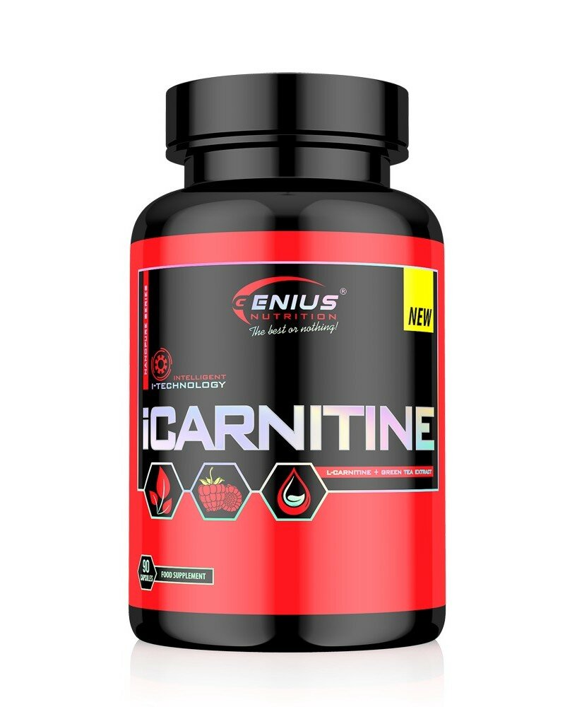 L-карнитин Genius Nutrition "iCarnitine", 90 капсул, нейтральный вкус