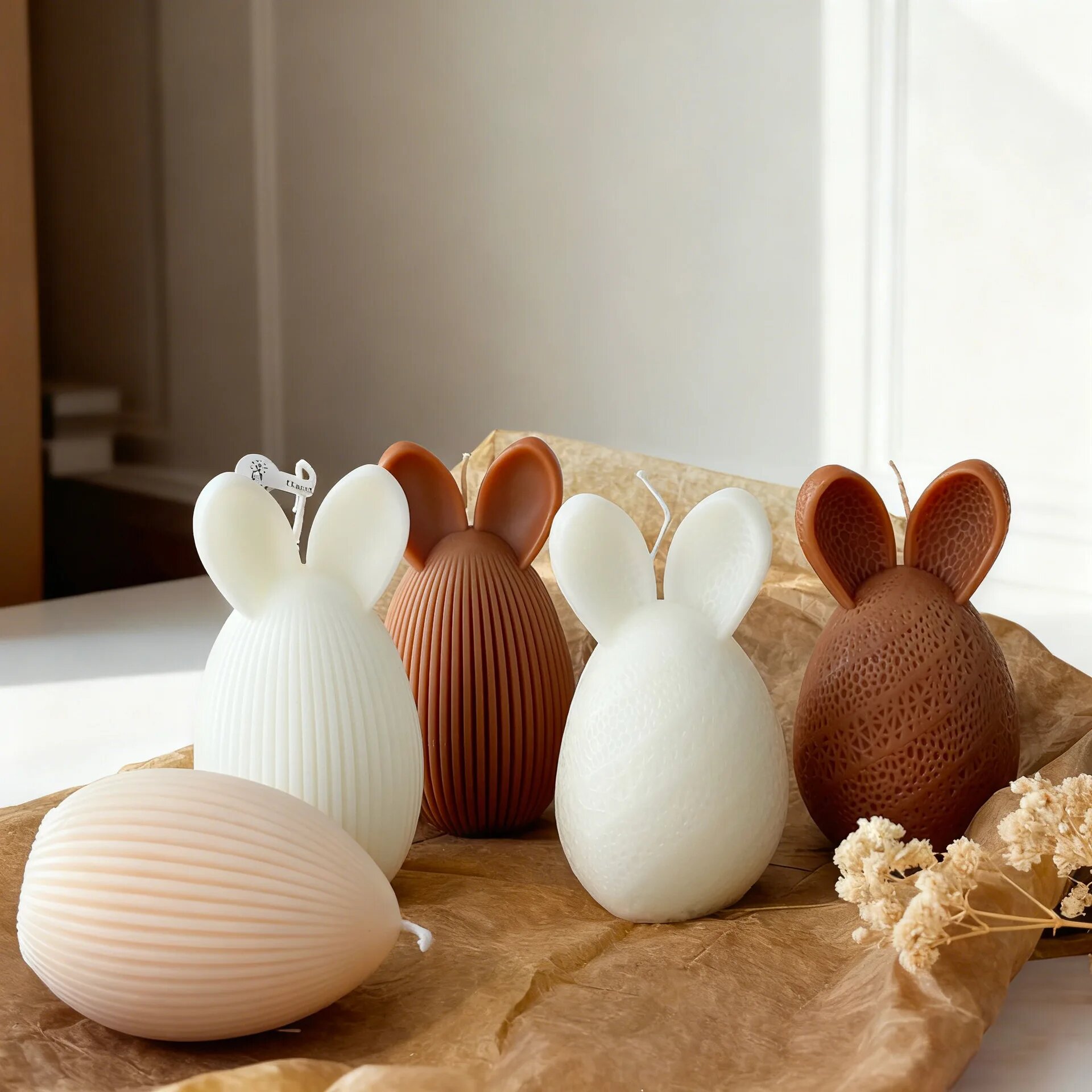 Silicone Egg Candle Mold, Color: J-1109 — фото 1