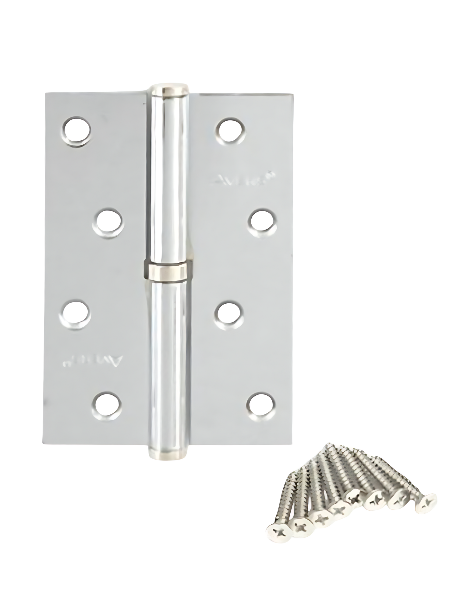 Петля для деревянных дверей, с подшипником, Avers, 100х75х2.5 мм, правая, B-CR-R, 30705, хром