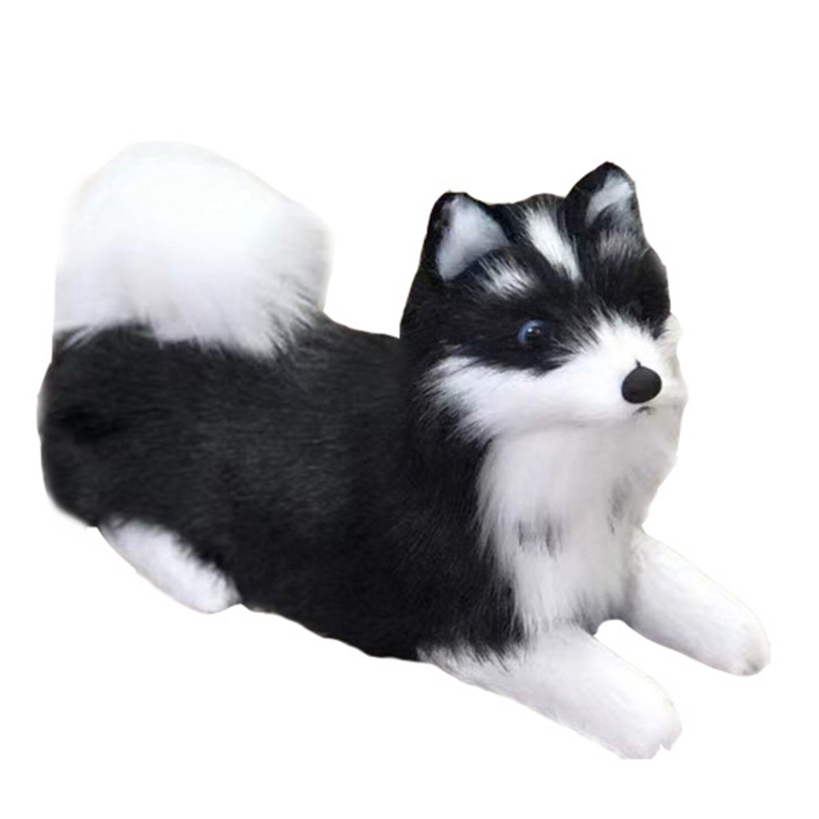Simulation dog decoration new creative jewelry props simulation husky dog sleeping dog model dog factory direct sales Black prone Husky Plush PP cotton Black white 280 200 100mm 11.02 7.87 3.94in 300 220 120mm 11.81 8.66 4.72in 300g 1