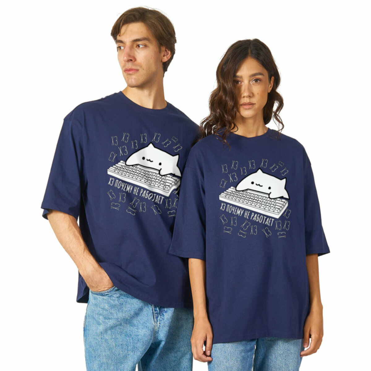 Футболка спортивная Оверсайз