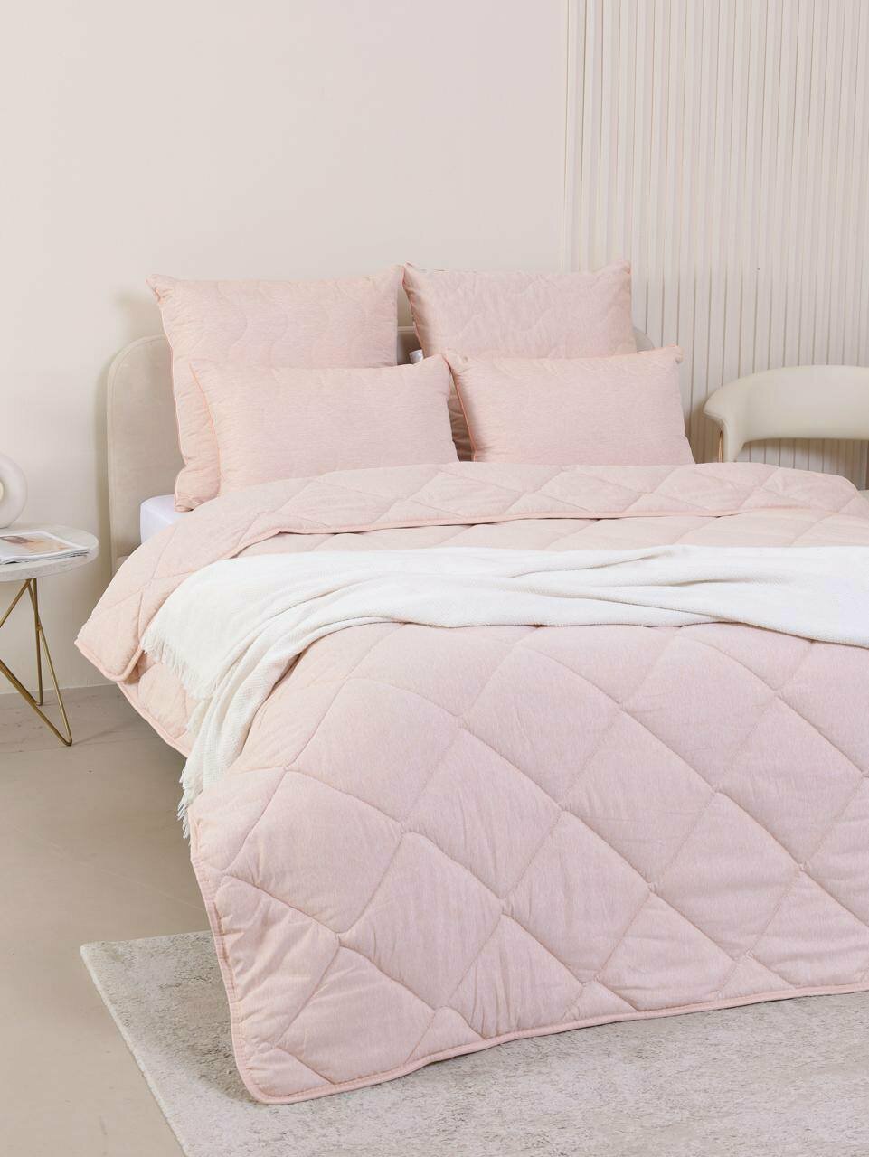 Одеяло 150х215 лён сатин хлопок для кровати легкое можно стирать