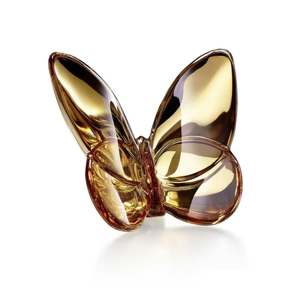 Многоцветные хрустальные фигурки бабочек Gold-S