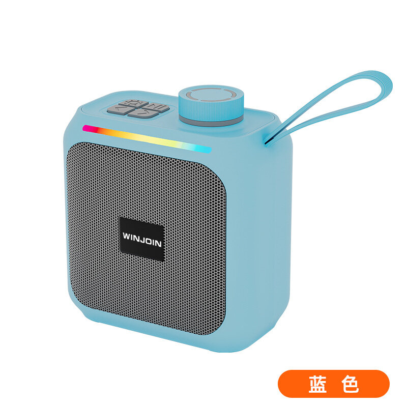 2025 Новый портативный беспроводной Bluetooth-динамик для улицы, мини-сабвуфер для дома, Bluetooth-динамик с картой и ручкой, маленький динамик