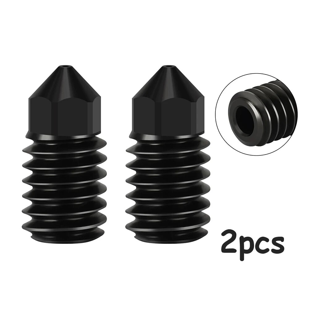 Сопло для Flashforge AD5X, новая версия, обновленные биметаллические сопла из закаленной стали, запасные части для 3D-принтера 0,2/0,4/0,6/0,8 мм