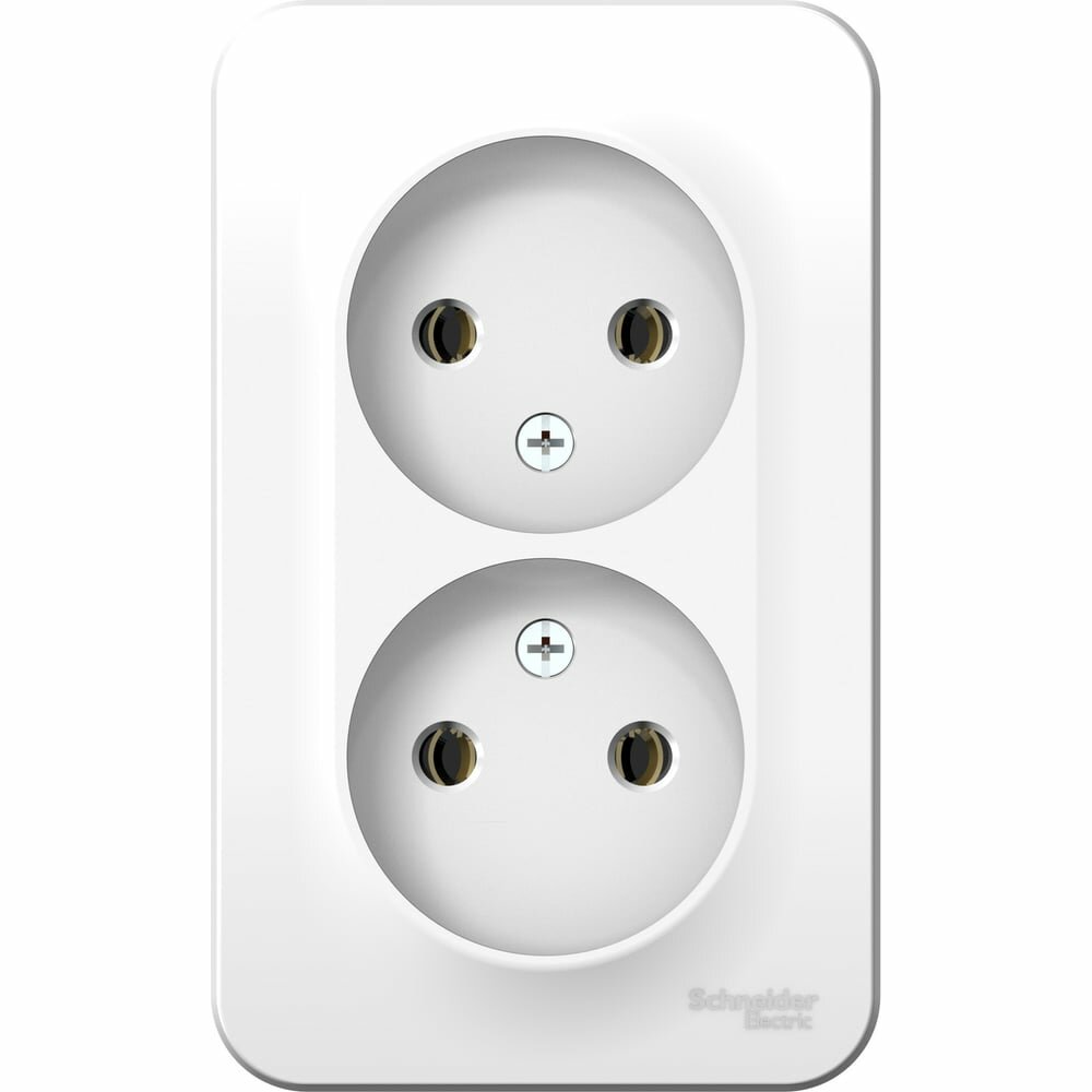 Двойная розетка Systeme Electric BLANCA