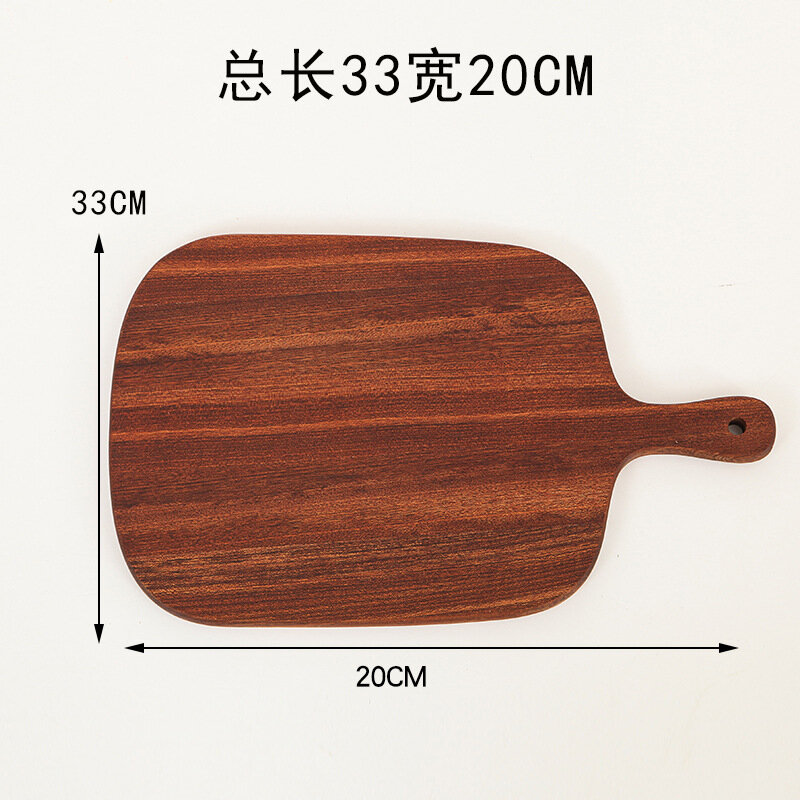 Деревянный поднос, тарелка для стейка, тарелка для пиццы, тарелка для хлеба, суши, домашнее использование, доска для стейка из сапеле, японская прямоугольная западная тарелка