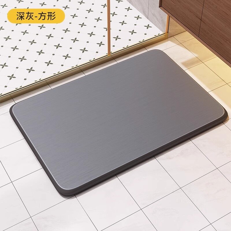 Коврик для ванной из диатомитовой земли, впитывающий воду, нескользящий коврик для туалетной двери, впитывающая доска для входной двери, коврик для пола в ванной