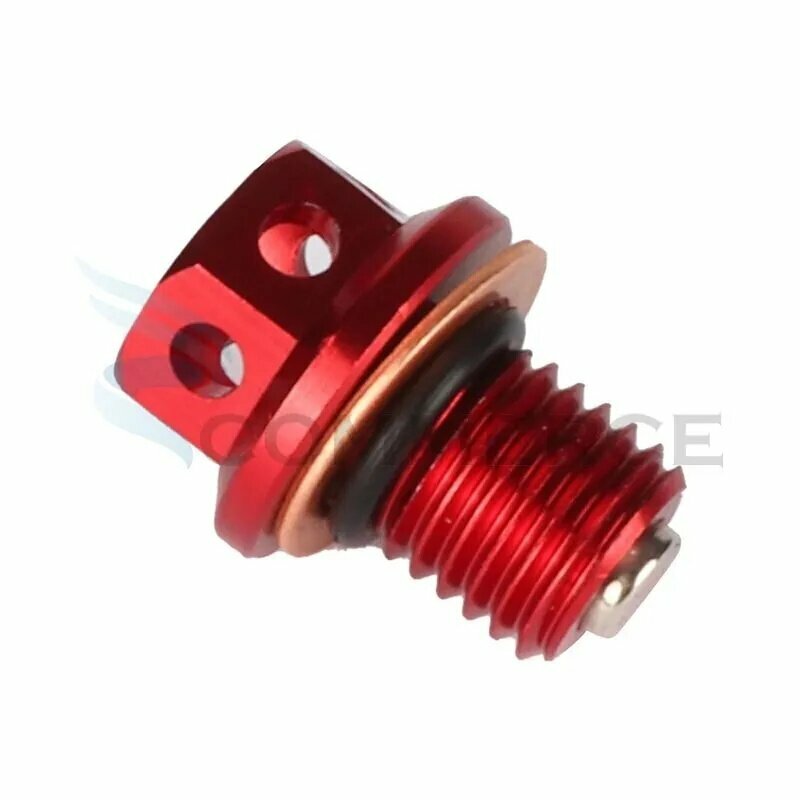 Моторный мотоциклетный болт с магнитной пробкой для слива масла M12x1.5, гайка для слива масла, подходит для Honda, Kawasaki, Yamaha, Motocross, скутеров, ATV, квадроциклов