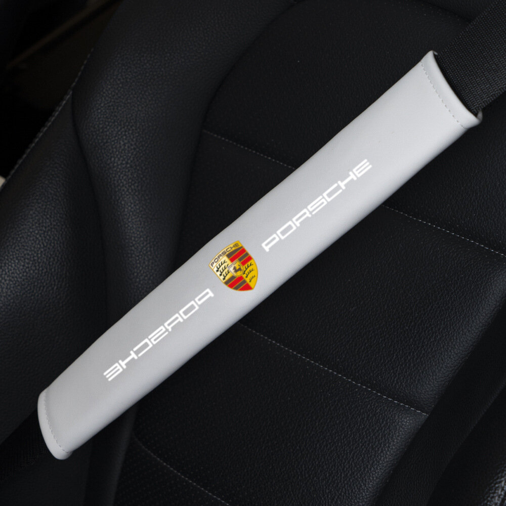 Защитный накладка на плечевой ремень с логотипом Mercedes-Benz, удлиненная кожаная, удобная и дышащая накладка на плечевой ремень