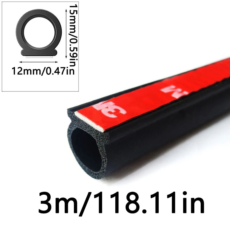 Уплотнитель двери авто Big D, 3 метра