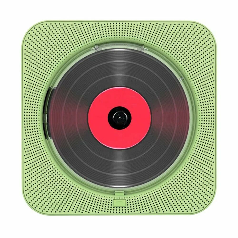 Настенный проигрыватель компакт-дисков MEGICOT, Bluetooth 5.1, встроенные динамики, пульт дистанционного управления с пылезащитным чехлом, поддержка FM радио, USB флеш память, Micro SD, AUX Play