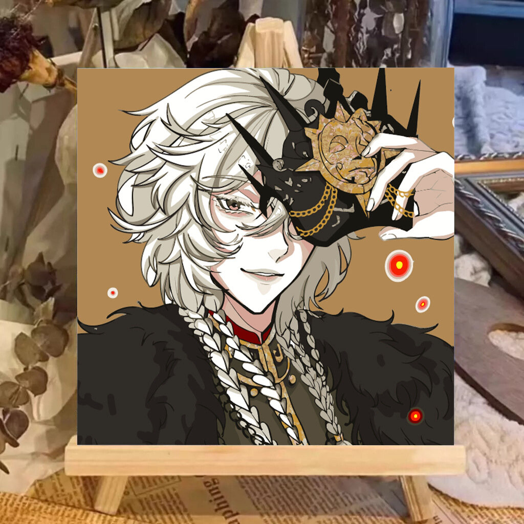 Bungo Stray Dogs Осаму Дадзай DIY Цифровая масляная живопись Раскраска ручной работы Накахара Чуя Аниме товары Акриловая живопись