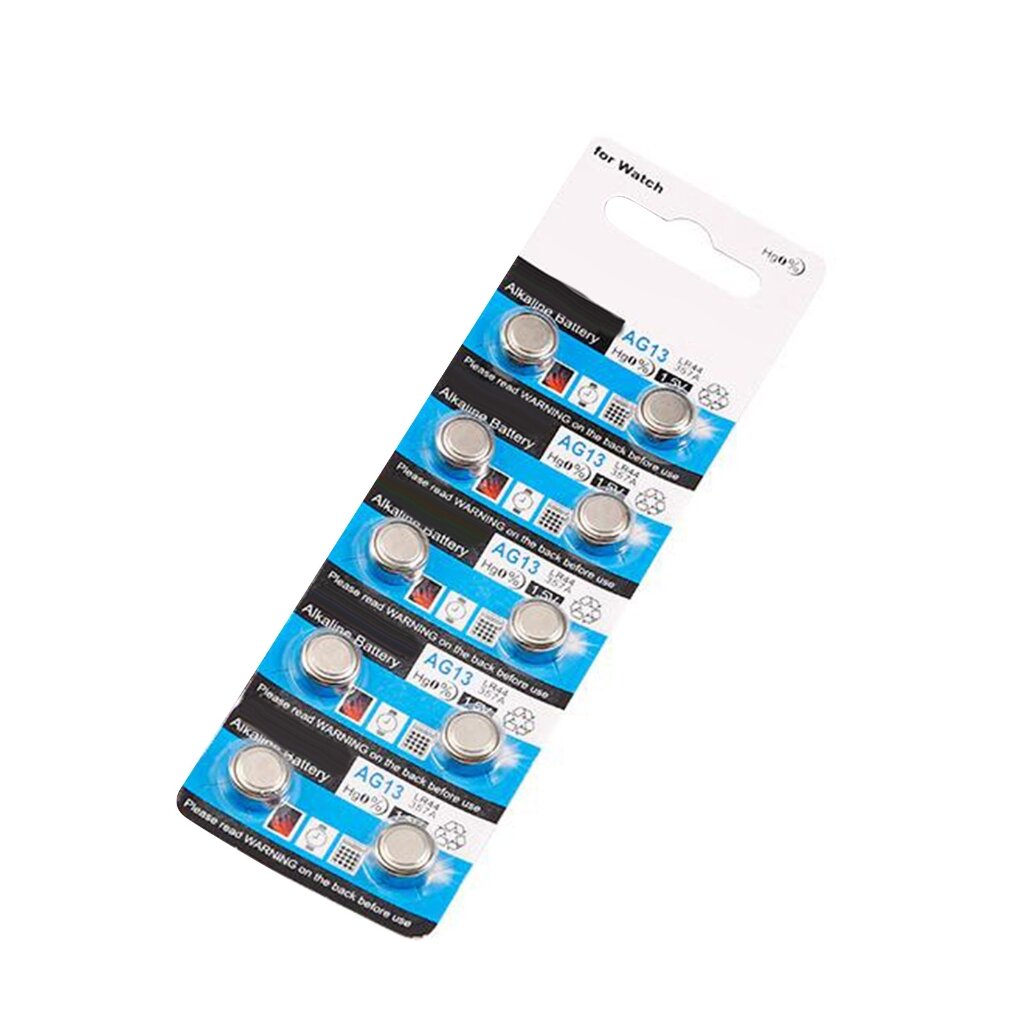 Щелочные батарейки LR44 AG13 с кнопочными монетоприемниками 1,5 В Защита от протечек Длительный срок службы