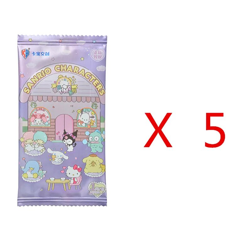 Коллекционные карты Sanrio Characters, Цвет: 5 BAG3, 5 шт.