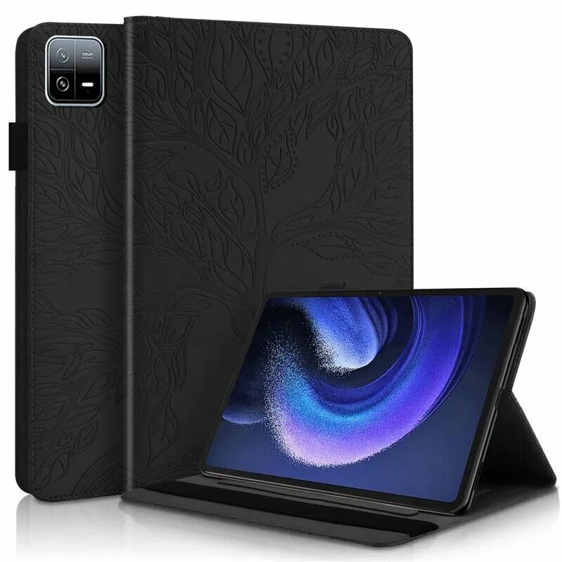 Чехол для планшета Xiaomi Mi Pad 6 Pro / Mi Pad 6 2023 11 дюйма, кожаный с тиснением, винтажный стиль