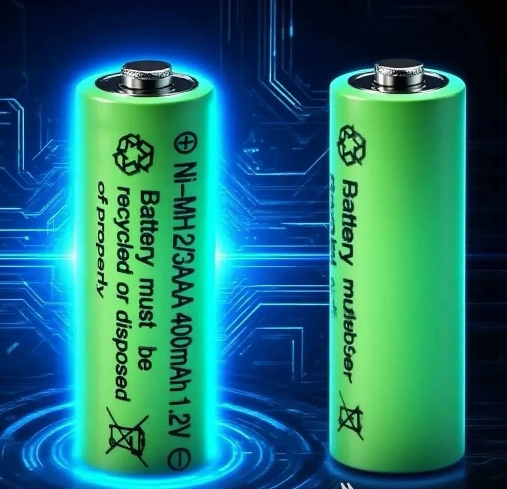Аккумулятор 2/3 AAA NI-MH 400mah (2/3 от мизинчикового аккумулятора)